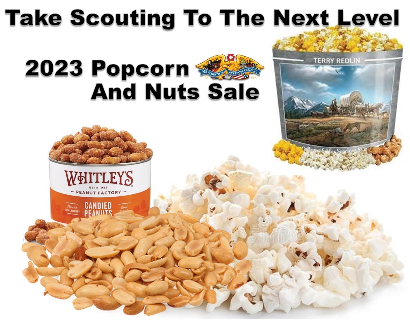 Popcorn & Nuts Sale - New Birth of Freedom Council